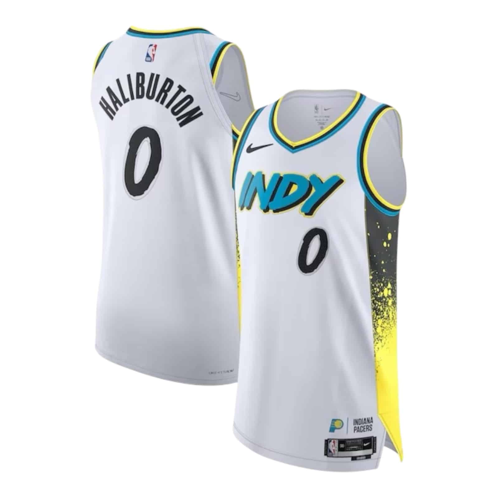 Camiseta Indiana Pacers Nike - Tyrese Haliburton #0 Edición Indy NBA ...