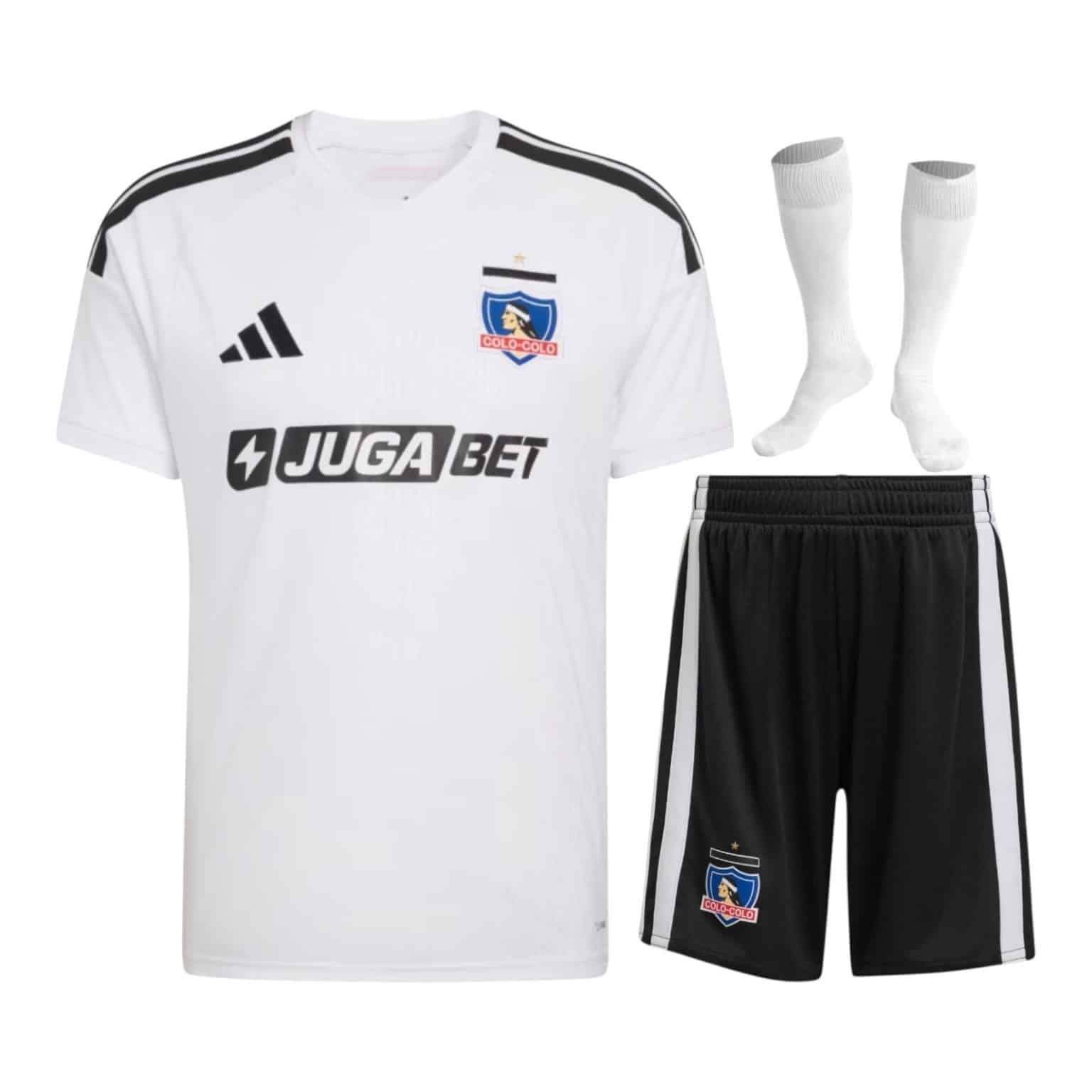 Kit Infantil Colo Colo Adidas Local 26/27 - Sinergia Store